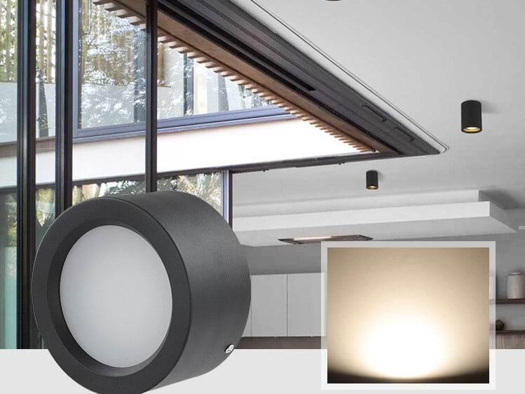 Round Surface SMD LED Down Lights 7W 10W 12W 18W - LEDHOME