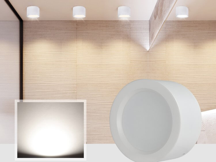 Round Surface SMD LED Down Lights 7W 10W 12W 18W - LEDHOME